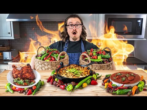 Joshua Weissman - I Made The Spiciest Foods In The World - Dining and ...