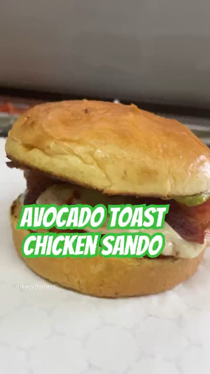 Avocado toast chicken sandwich - Dining and Cooking