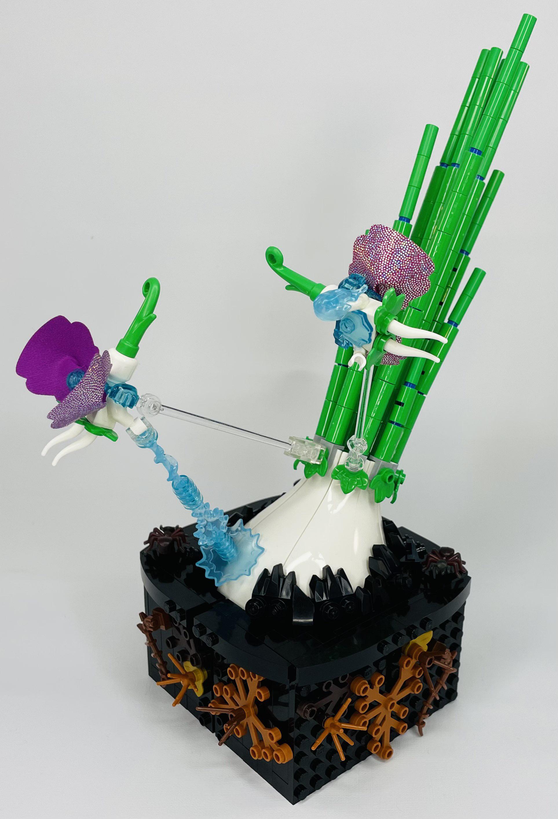 Lego Green Onion build with onion sprites (built by a friend of mine ...