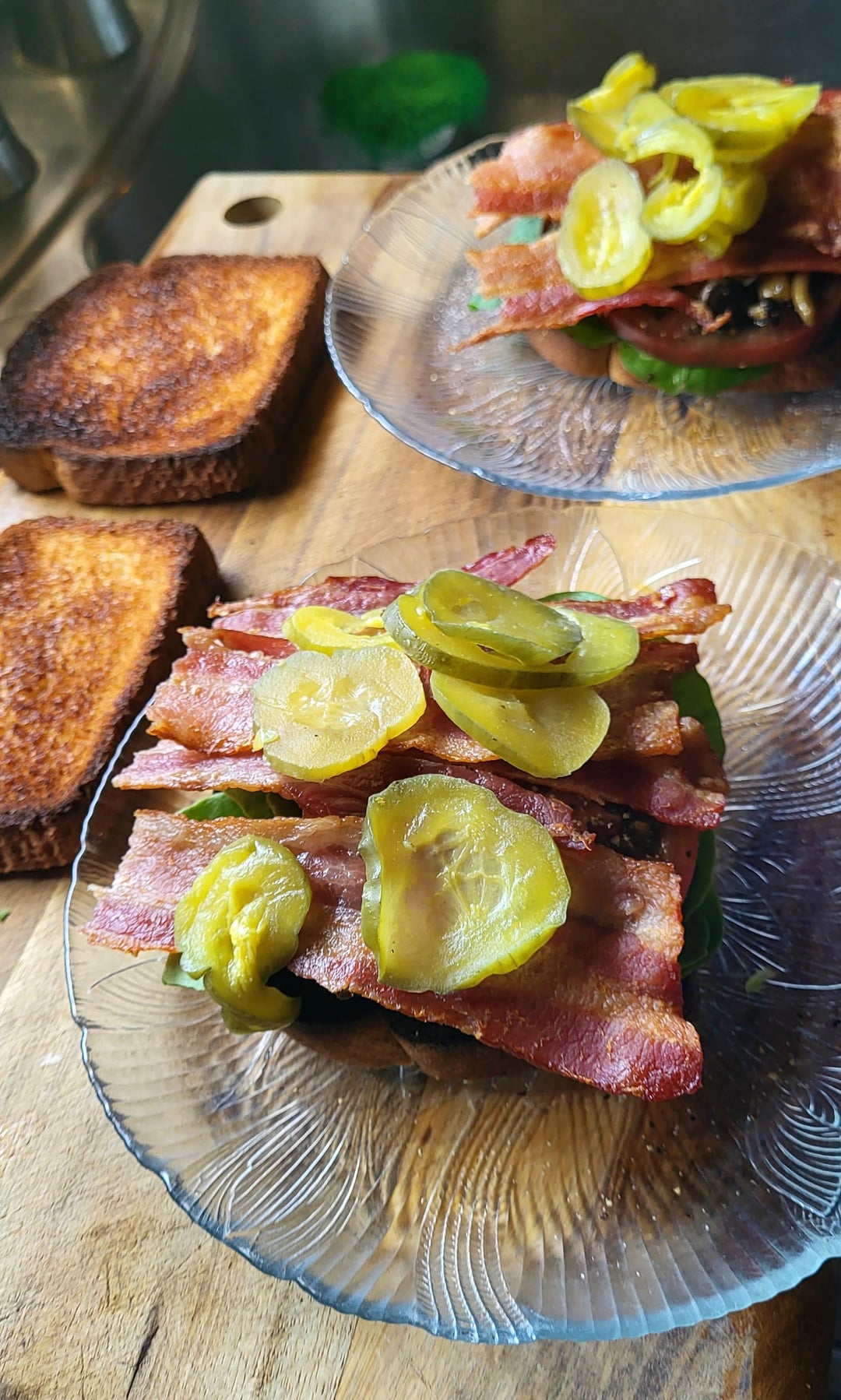 Sunny BELTs with leftover Waffle House pickles [5 pics] - Dining and Cooking