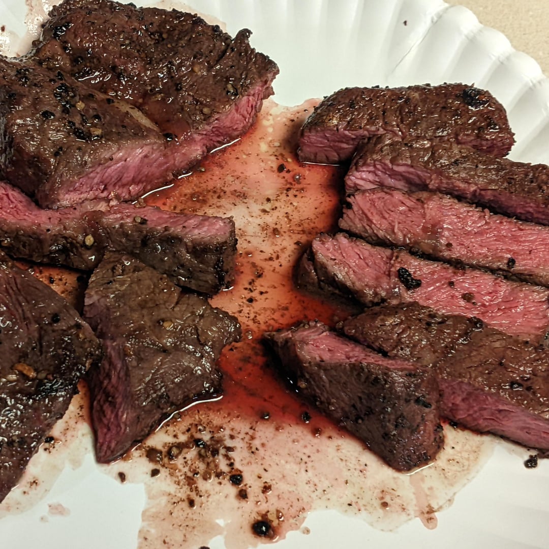 former vegetarian, third time cooking steak. Never had it this rare ...