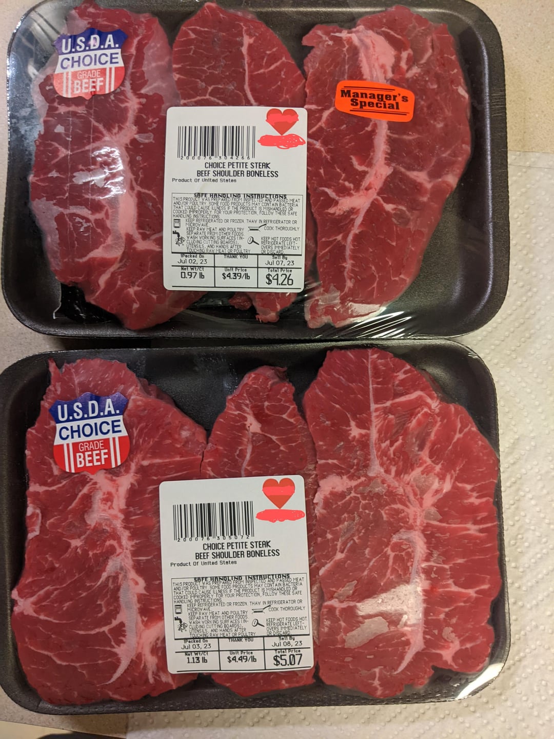 former vegetarian, third time cooking steak. Never had it this rare ...