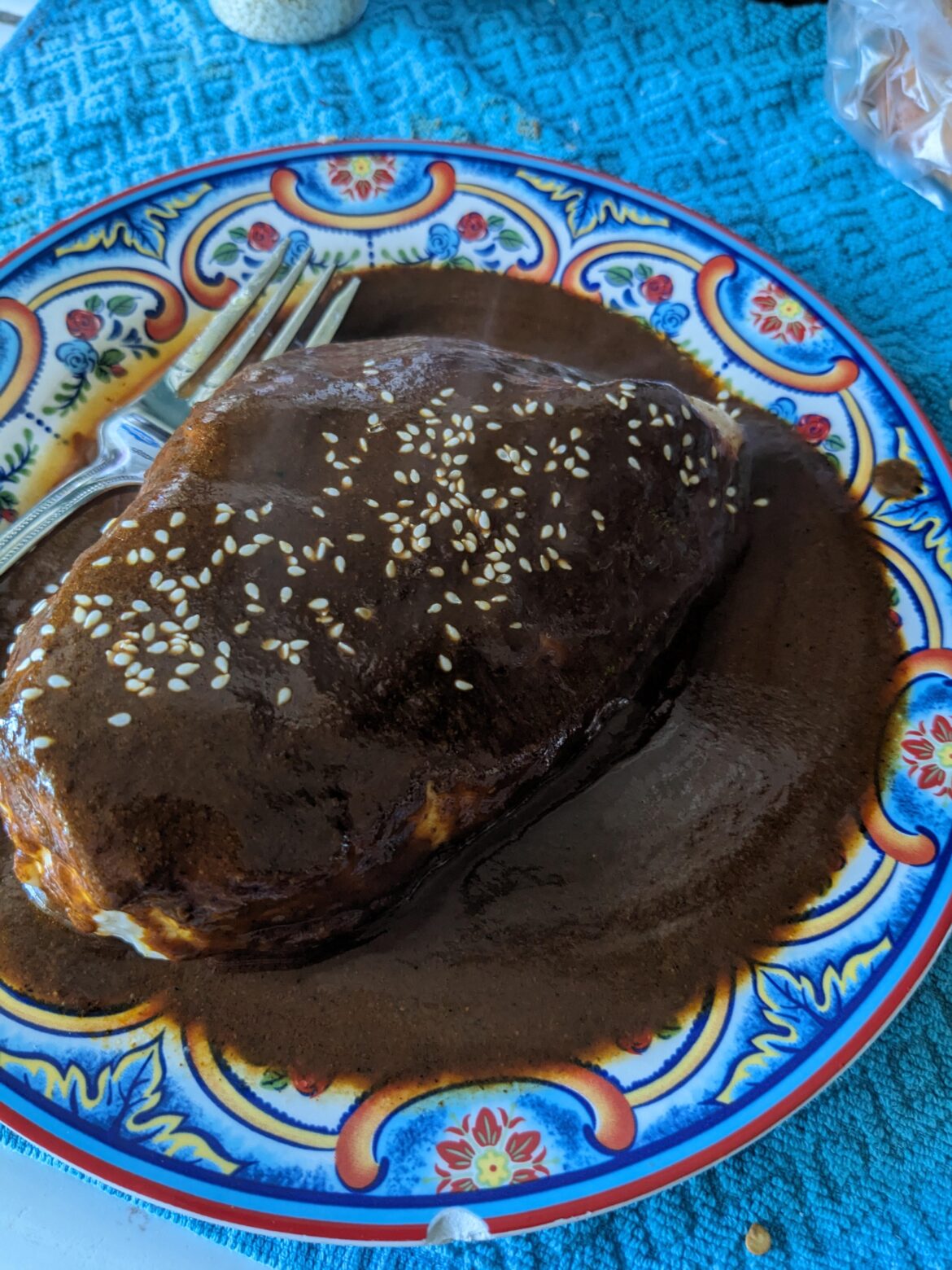 Not sure if it's salsa, but I made traditional Oaxacan Black Mole using ...