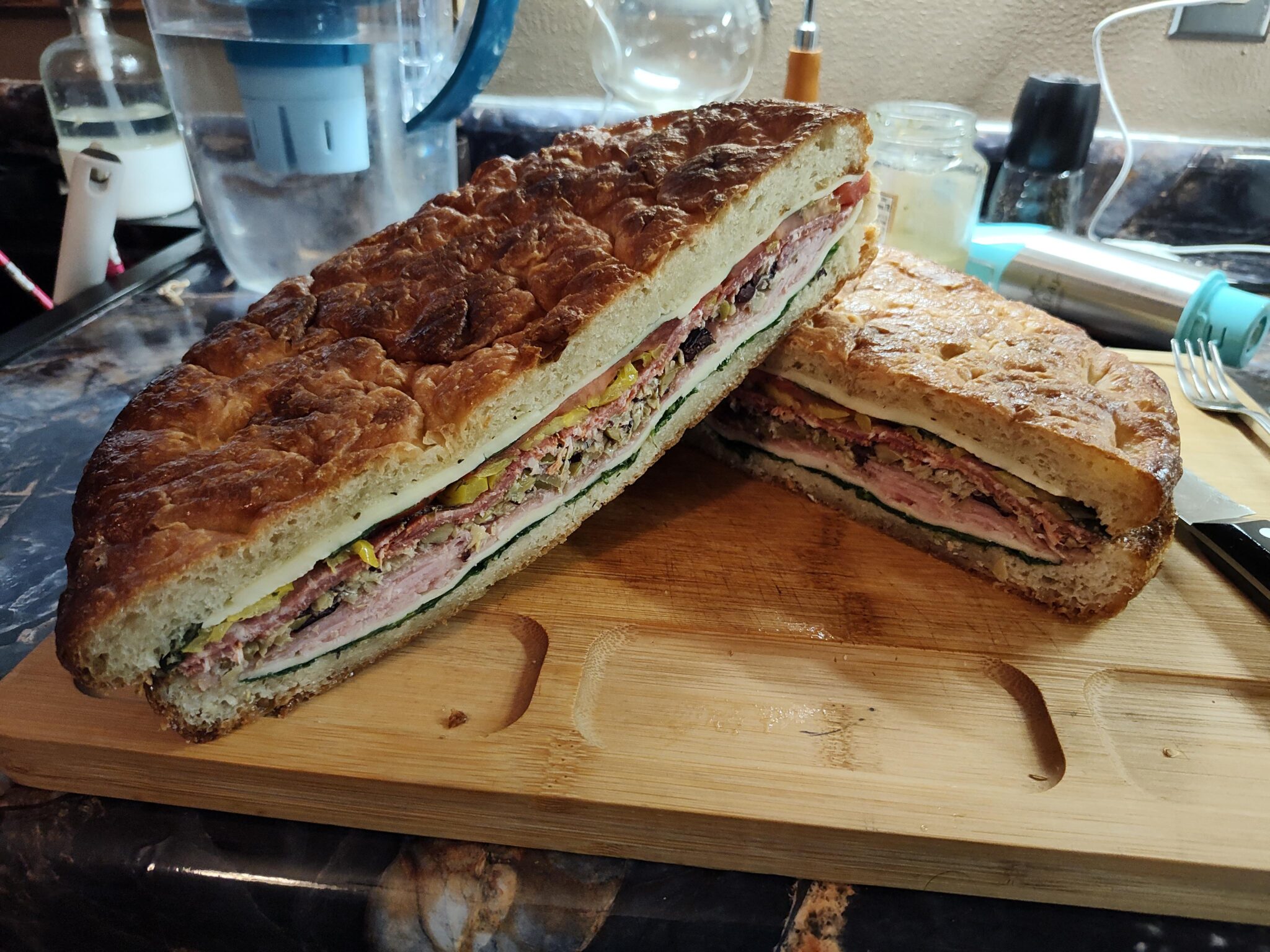 I wanted a giant Italian sandwich.... Now I have a giant Italian ...