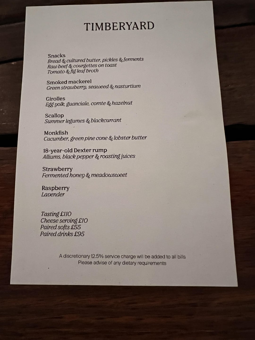 Timberyard Edinburgh 1* - Dining and Cooking