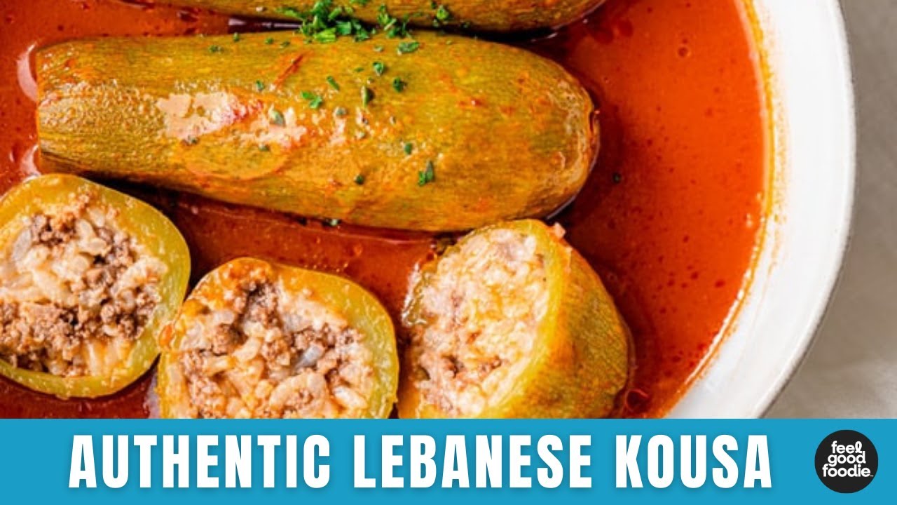 How to Make KOUSA - Lebanese Stuffed Squash - Dining and Cooking