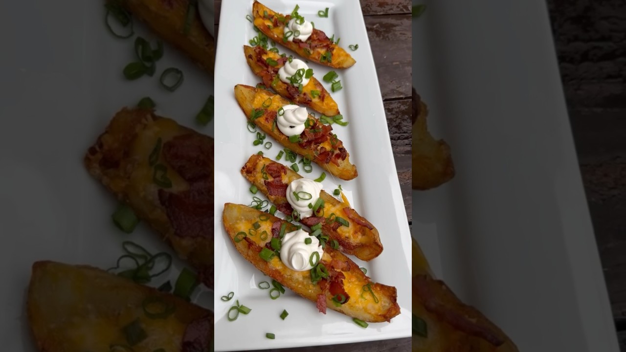 Loaded Potato Skins | Chef Alden B #flychefaldenb #foodie #recipe # ...