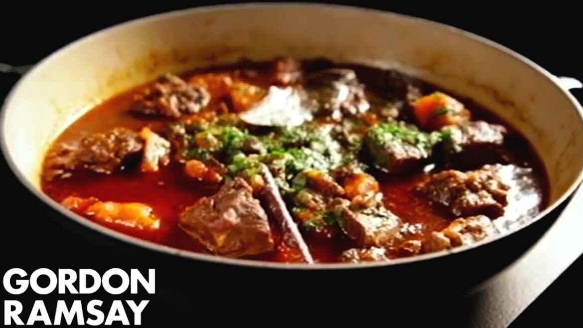 Moroccan Lamb With Potato & Raisins | Gordon Ramsay - Dining and Cooking