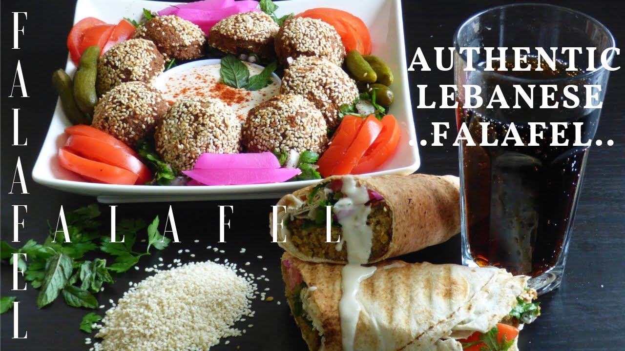 AUTHENTIC LEBANESE FALAFEL - CRUNCHY FALAFEL RECIPE - TAHINI SAUCE ...