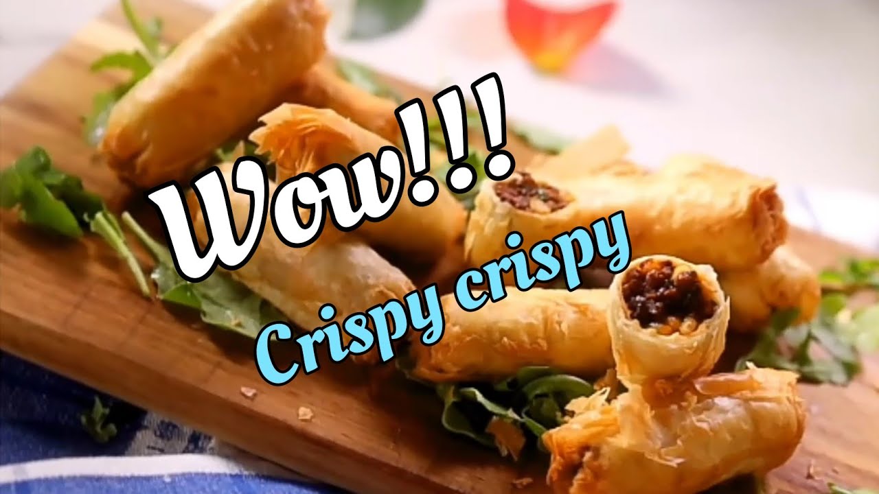 Moroccan Spicy beef cigar recipe || Moroccan meat roll recipe by taste ...