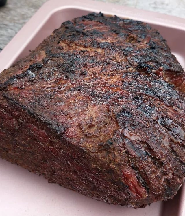 Pit beef (tiger sauce not pictured) - Dining and Cooking