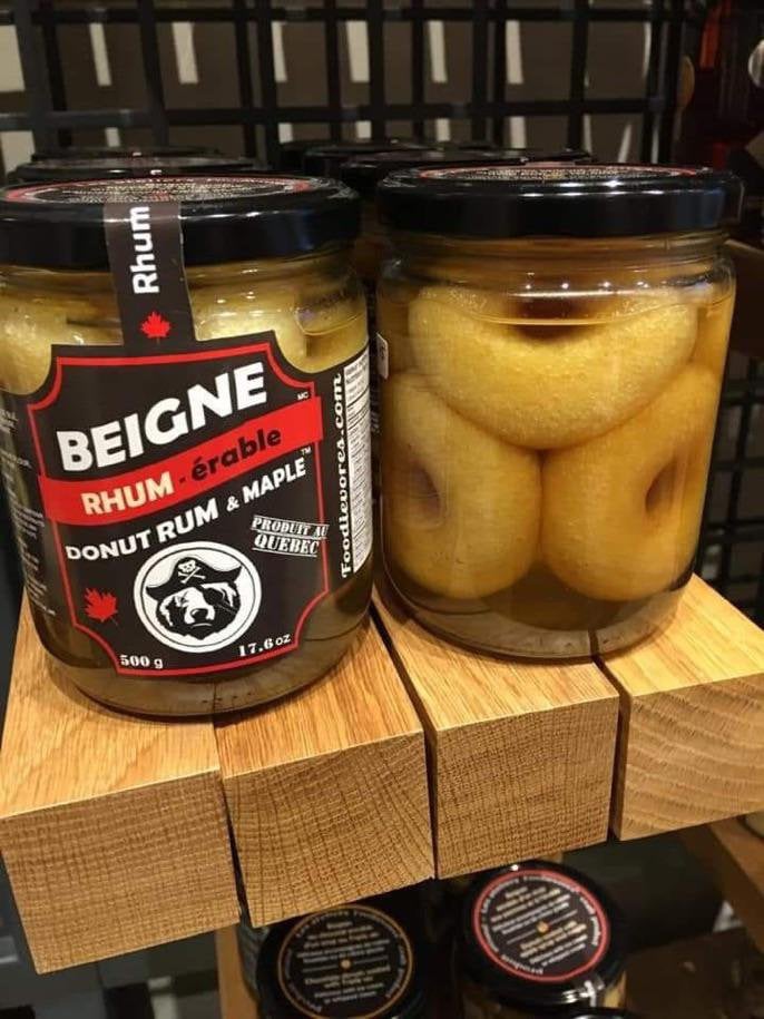 Donuts soaked in rum and maple. Yum. - Dining and Cooking