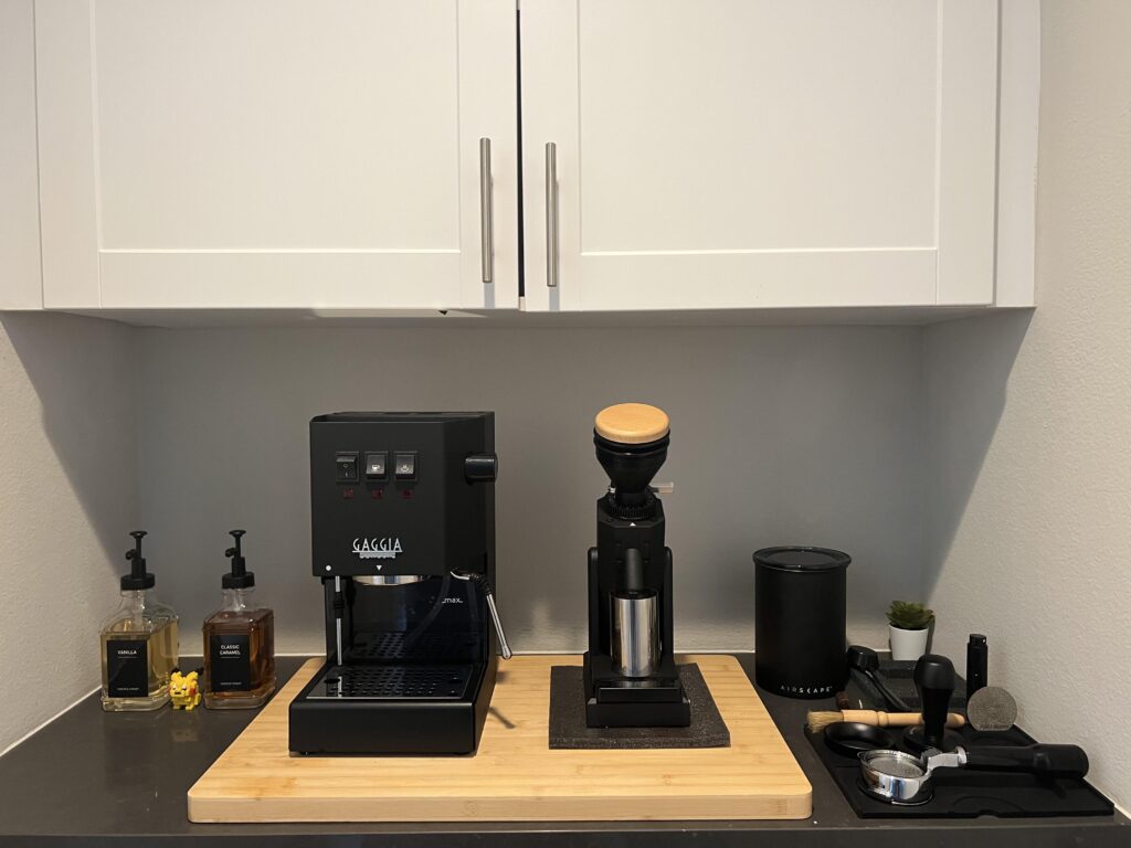 First (and hopefully last) setup upgrade - Dining and Cooking