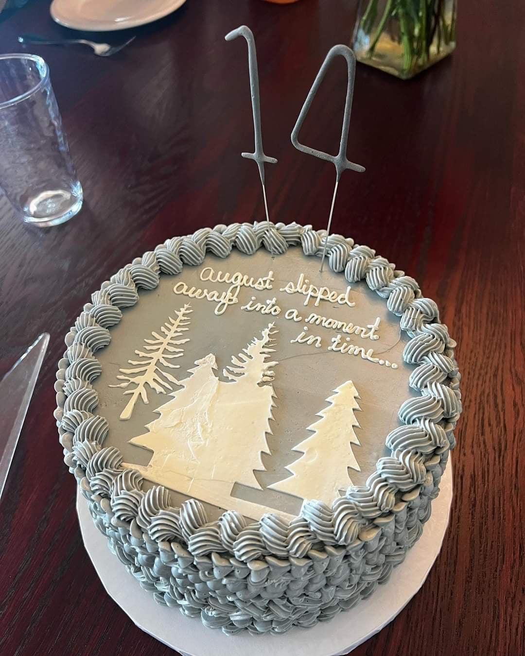 Taylor Swift Folklore Album Cake - Dining and Cooking