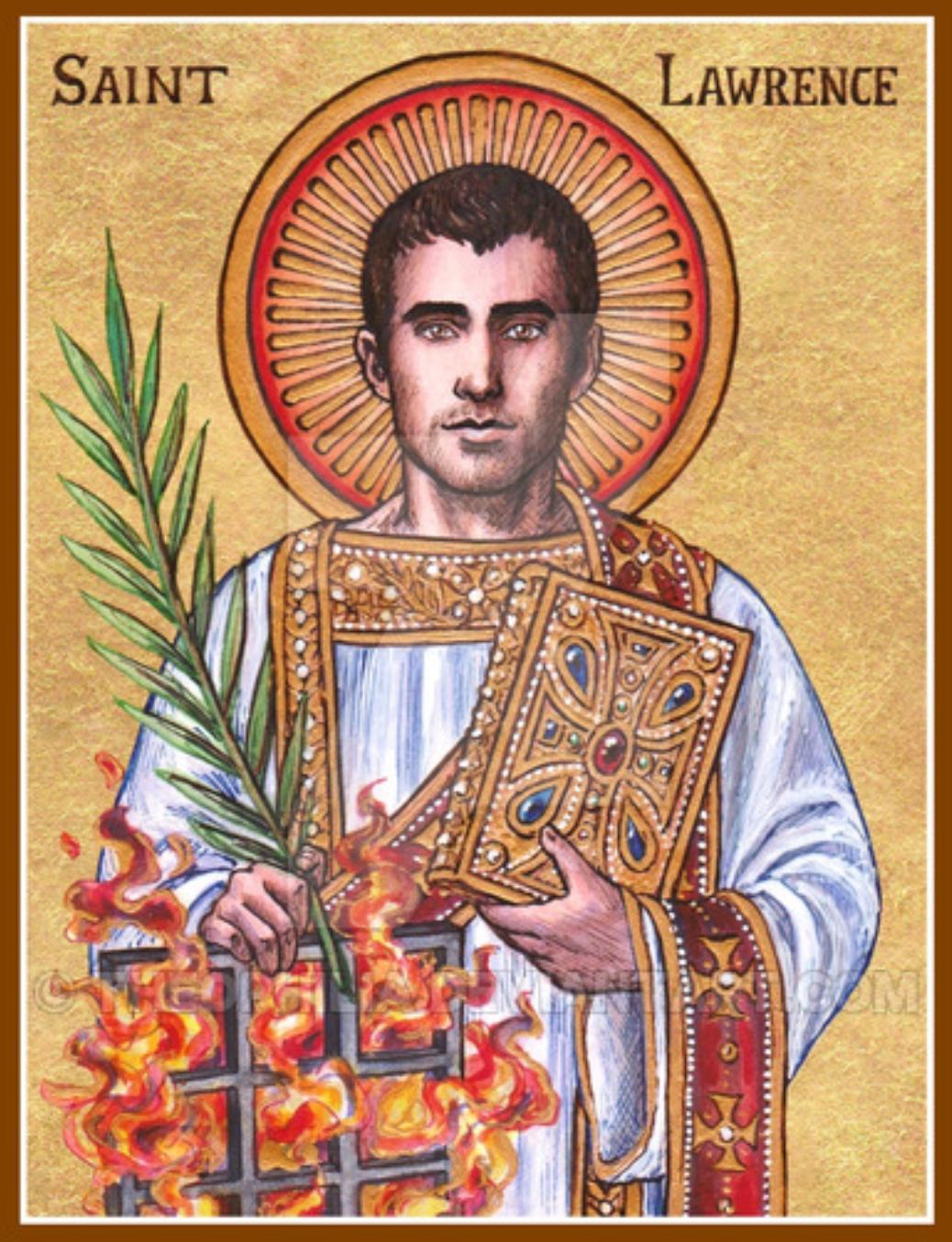 Saint Larry, patron saint of cooks and the poor. - Dining and Cooking