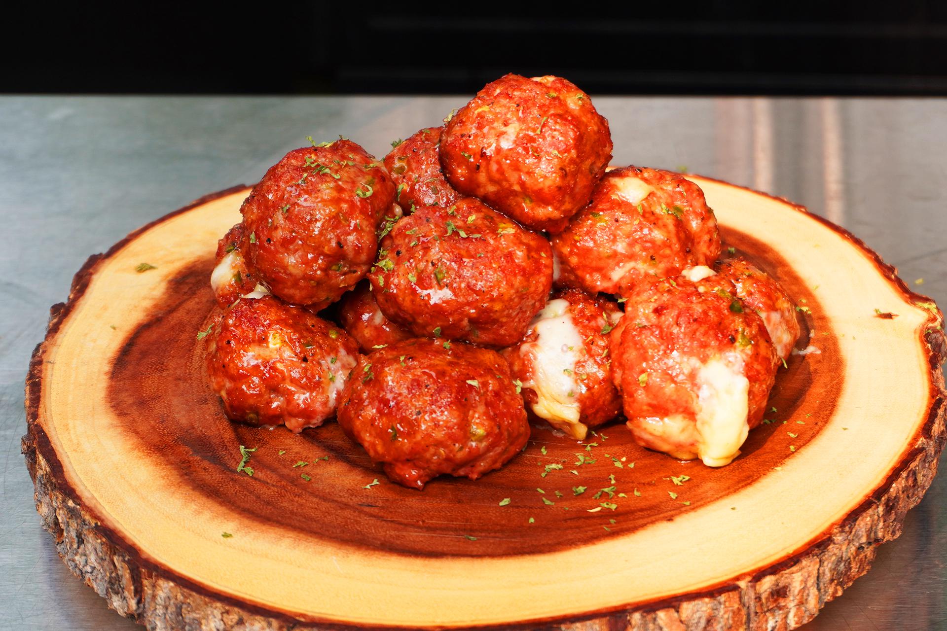 Made what I'm calling Spicy Pig Bombs - these things were delicious ...