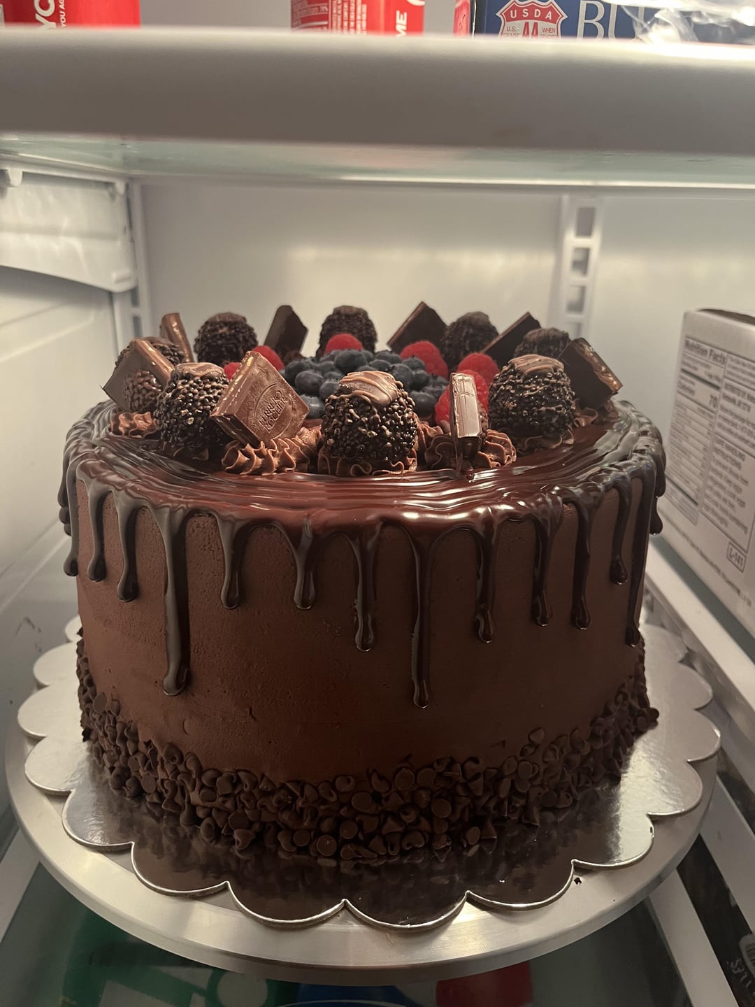 Birthday Cake Request! Chocolate on chocolate with more chocolate. 11.6 ...