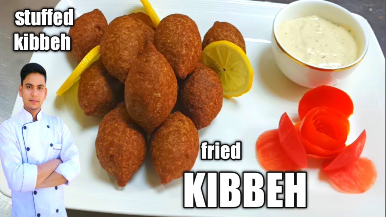 kibbeh Lebanese recipe /fried kubbeh /stuffing kibbeh/ - Dining and Cooking