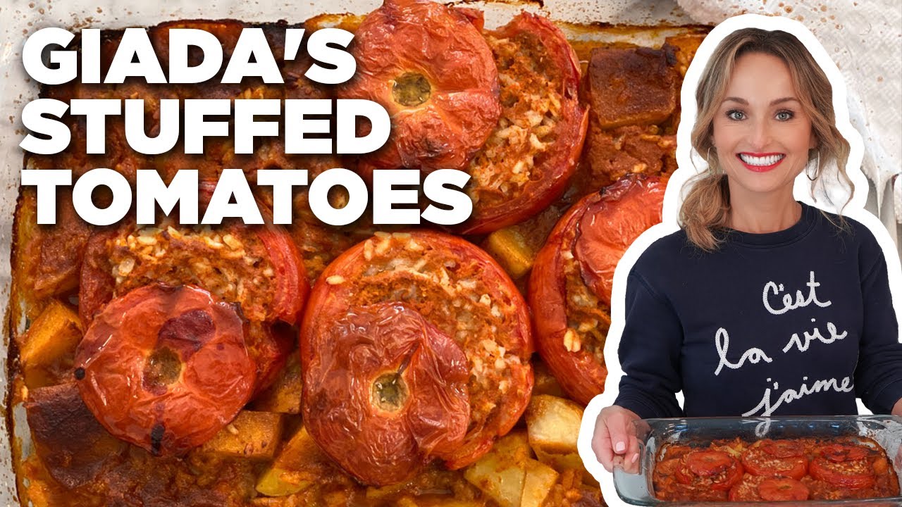 Giada De Laurentiis' Stuffed Tomatoes | Giada At Home | Food Network ...
