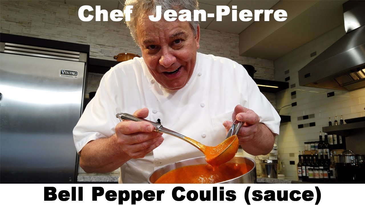 How To Make Bell Pepper Coulis | Chef Jean-Pierre - Dining and Cooking