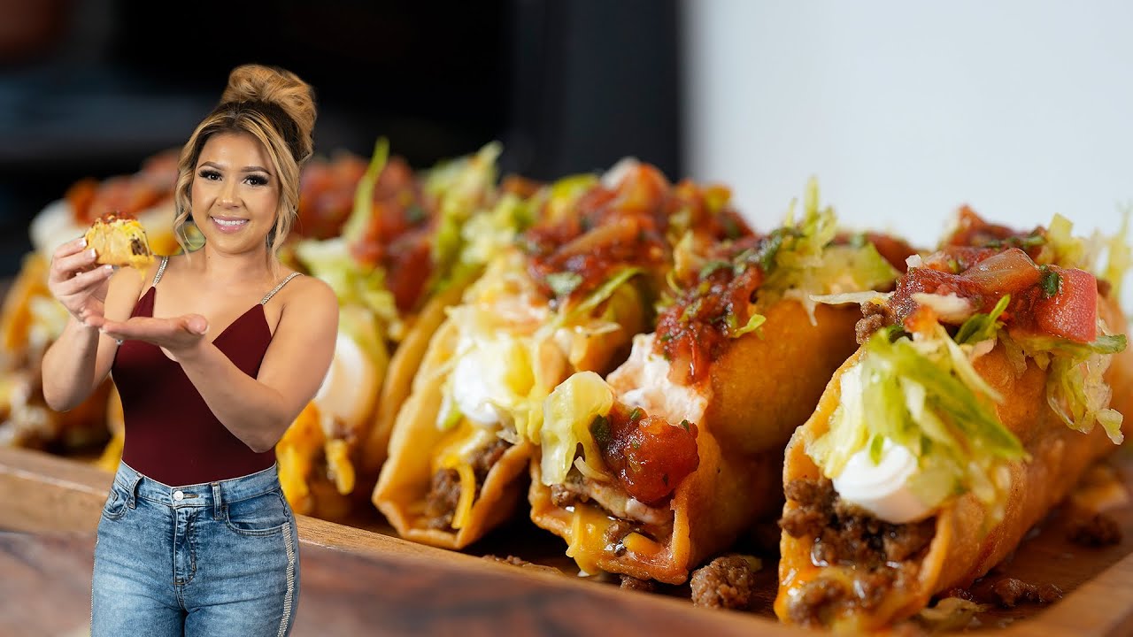 These CHEESY BEEFY CRUNCHY TACOS Will Be The ONLY Ones You Will CRAVE ...