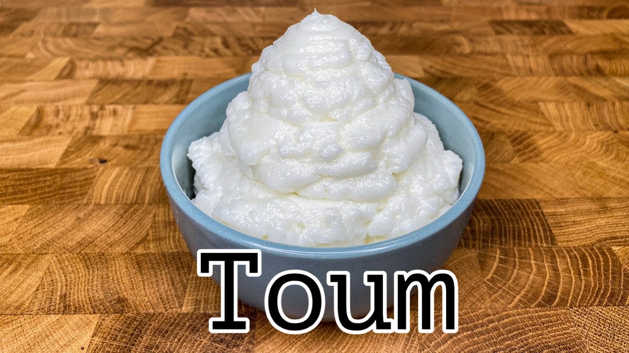 How To Make Toum | Lebanese Garlic Sauce Recipe - Dining and Cooking