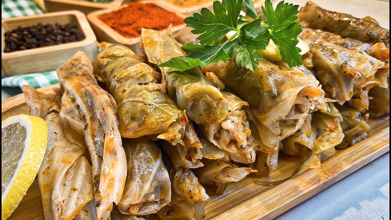 Best Turkish Cabbage Rolls (Dolma / Sarma) Recipe. En İyi Lahana Sarma ...
