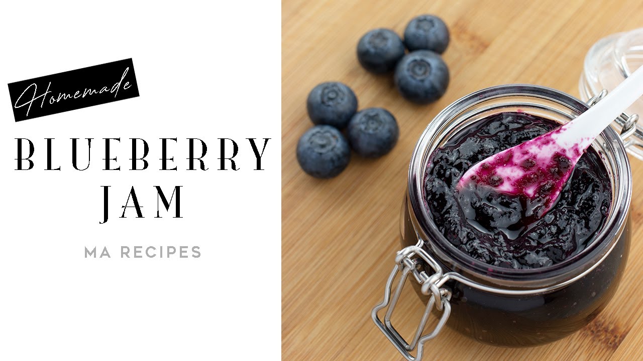 How to make Blueberry Jam - Homemade Blueberry Jam Recipe - Dining and ...