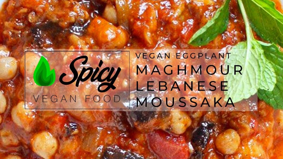 How To Make Lebanese Maghmour - (Lebanese Moussaka) A Tasty Eggplant ...