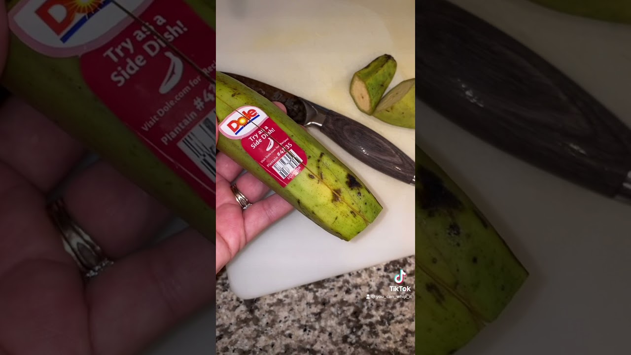 How To cook plantains (green bananas) - Dining and Cooking
