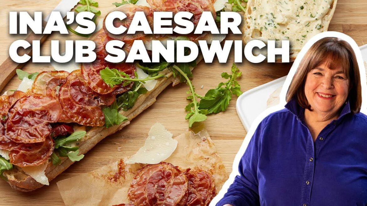 Ina Garten's Chicken Caesar Club Sandwich | Barefoot Contessa | Food ...