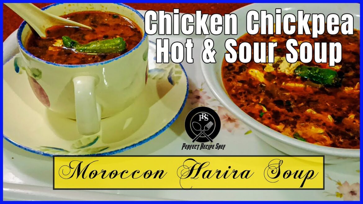 Chicken Chickpea Hot and Sour Moroccan Harira Soup Recipe - Dining and ...