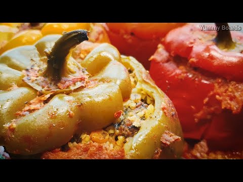 Dolma (Persian stuffed bell pepper Dolme Biber Dolma) recipe - Dining ...