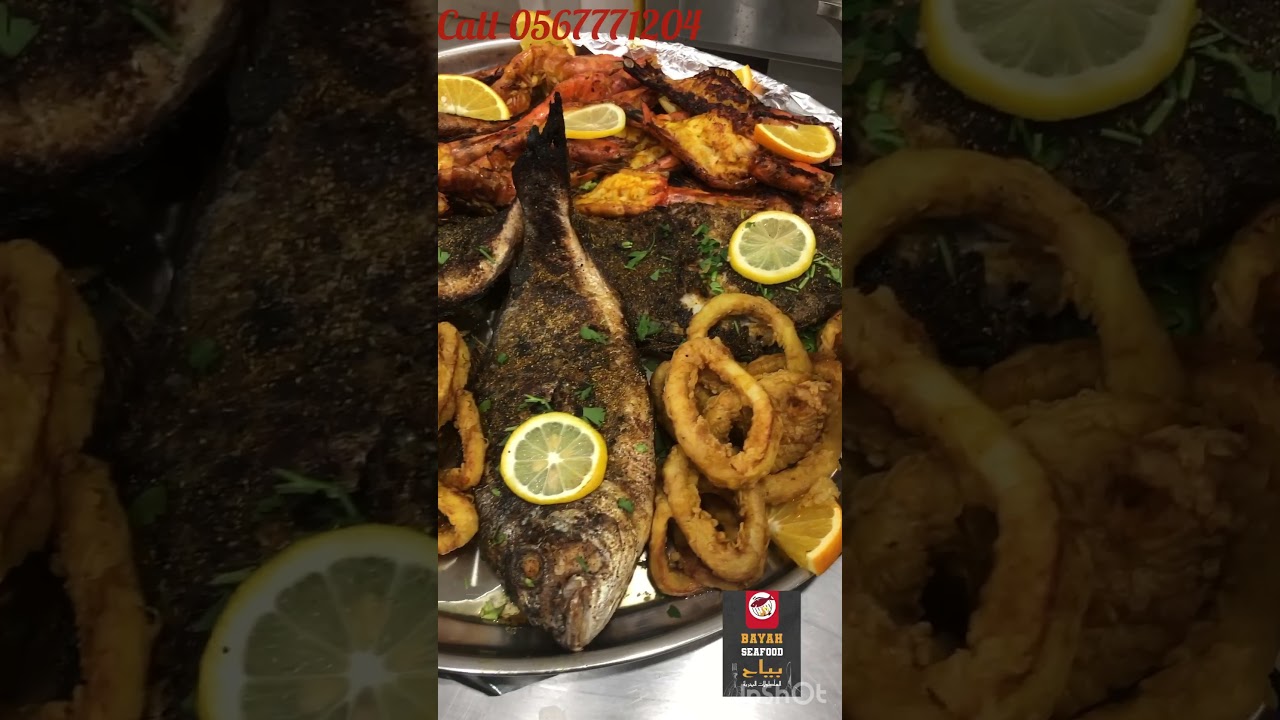 Seafood Platter Yummy seafood Bayah Seafood Dubai Grilled Fish Fried ...