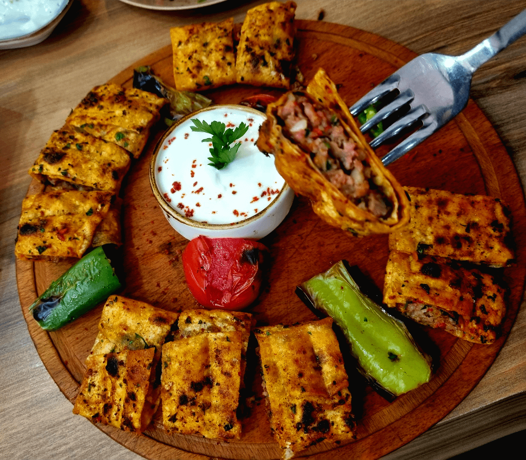 [OC] Beyti kebab in a local restaurant in İstanbul - Dining and Cooking