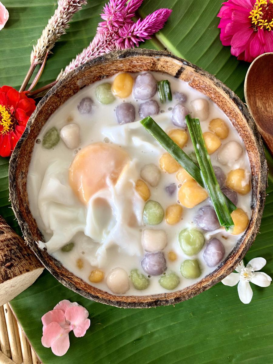 Bua Loy Dessert (Rice Balls In Sweet Coconut Milk) - Dining and Cooking