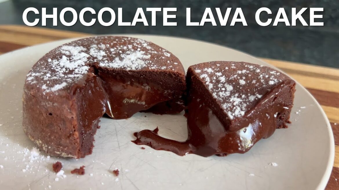 Super Gooey Chocolate Lava Cake (made with real lava from a volcano ...
