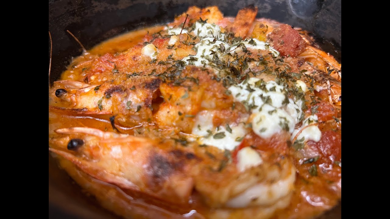 Delicious Shrimp in Creamy Tomato sauce ( garides Saganaki ) - Dining ...