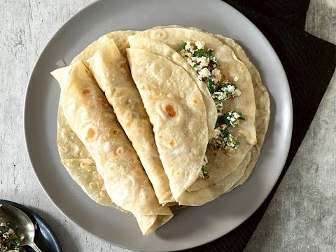3-INGREDIENT Easy Lavash Bread Recipe | Turkish FlatBread [NO OVEN & NO ...