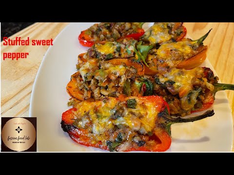 Quick easy Stuffed Sweet Mini Peppers Party Appetizer Recipe with ...