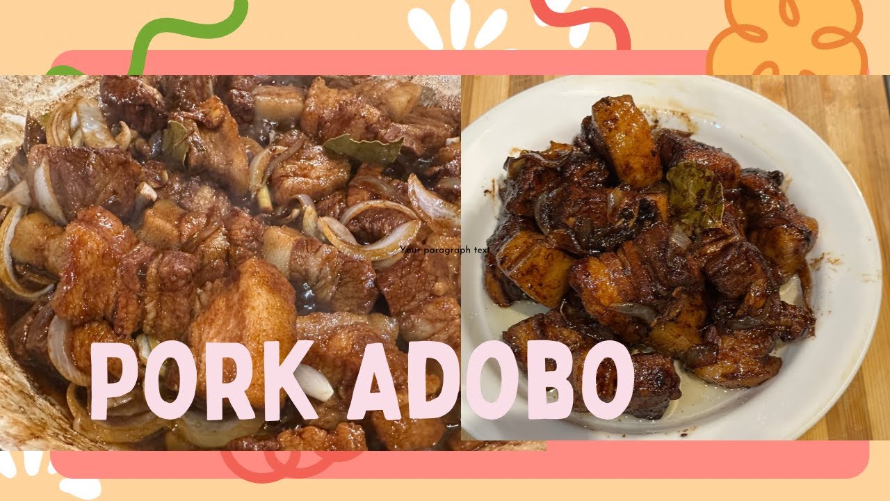 Pork Adobo Traditional Filipino Dish every gathering has this Dish ...