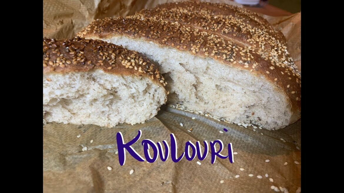 Koulouri - Cypriot Seeded Bread - Dining and Cooking