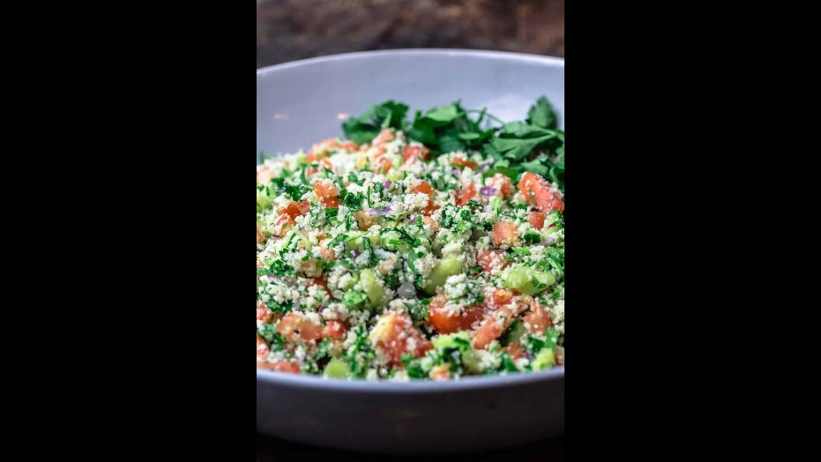 Cauliflower Salad, Tabouli-style! (gluten free) #shorts - Dining and ...