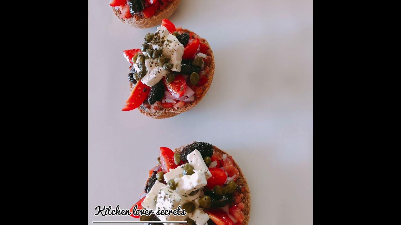 Greek Cretan Dakos Salad - Dining and Cooking