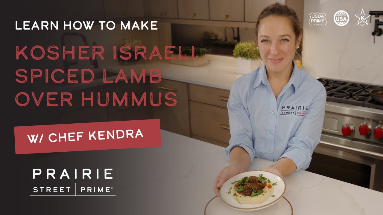 Kosher Israeli Spiced Lamb with Hummus - Dining and Cooking