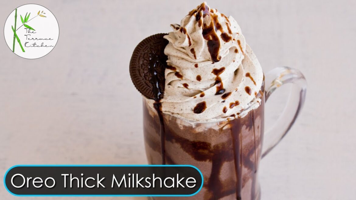 Oreo Chocolate Thick Milkshake | Oreo Milkshake Recipe ~ The Terrace ...