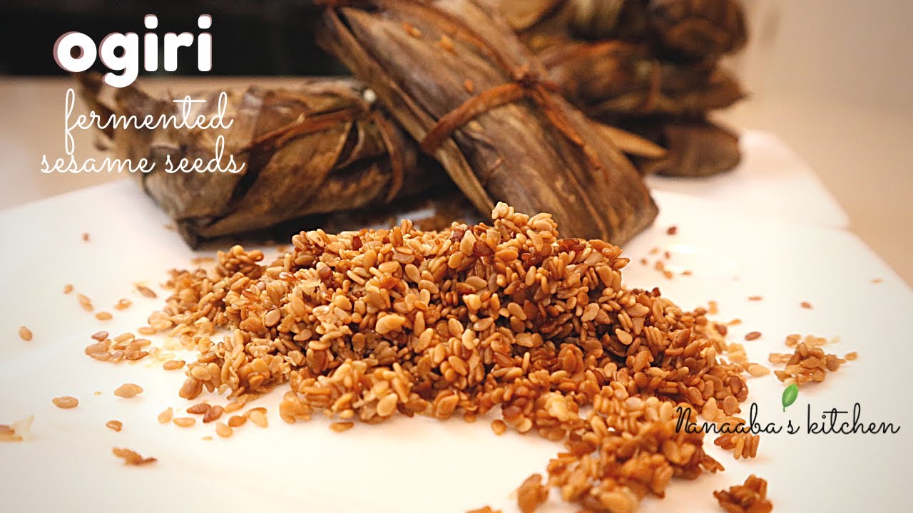 How To Make Ogiri / Ogeri - Fermented Sesame Seeds flavor booster West ...