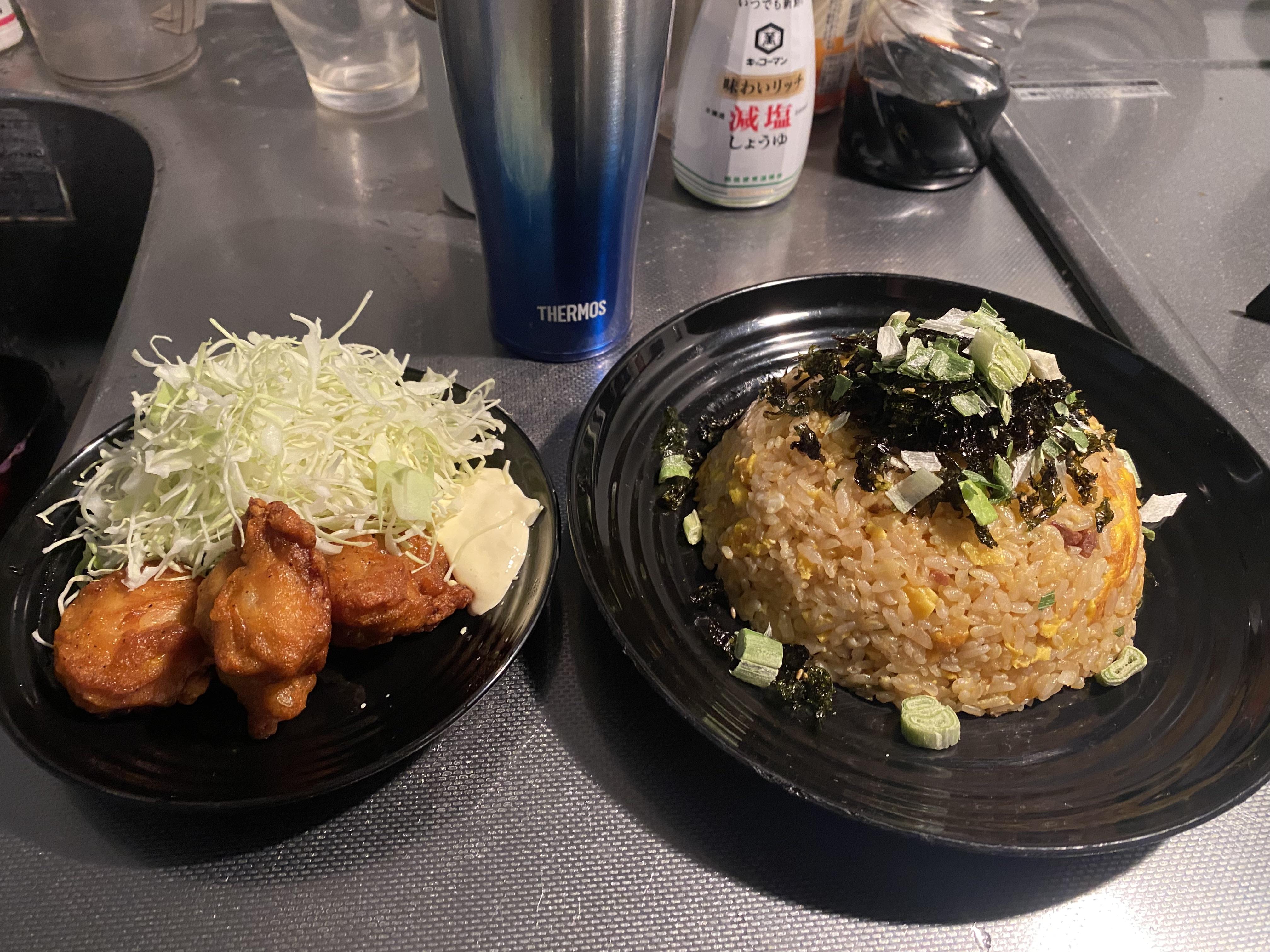 Homemade Nori Cha-Han Karage set - Dining and Cooking