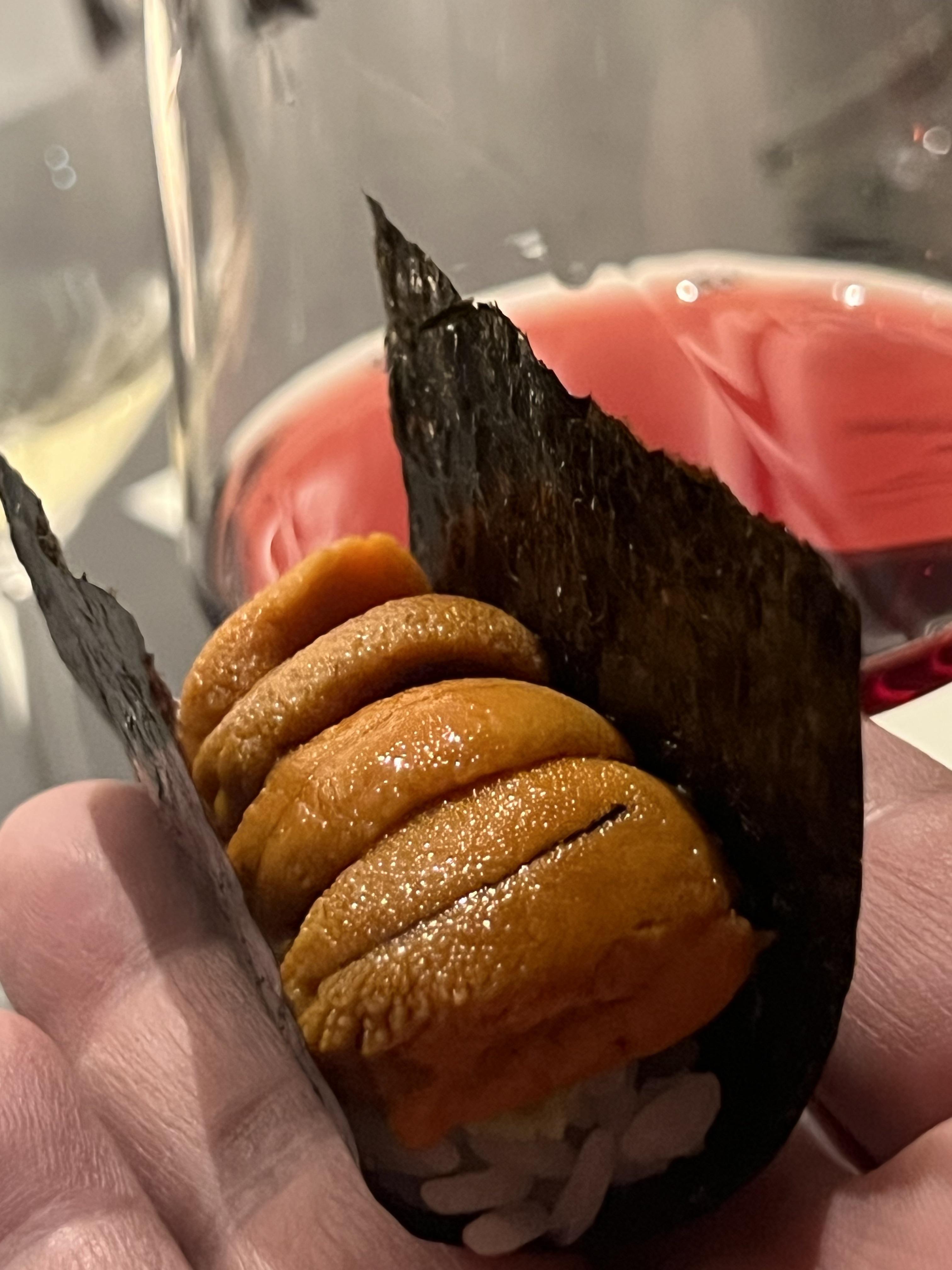 New omakase opened up in town. Hokkaido uni hand roll - Dining and Cooking
