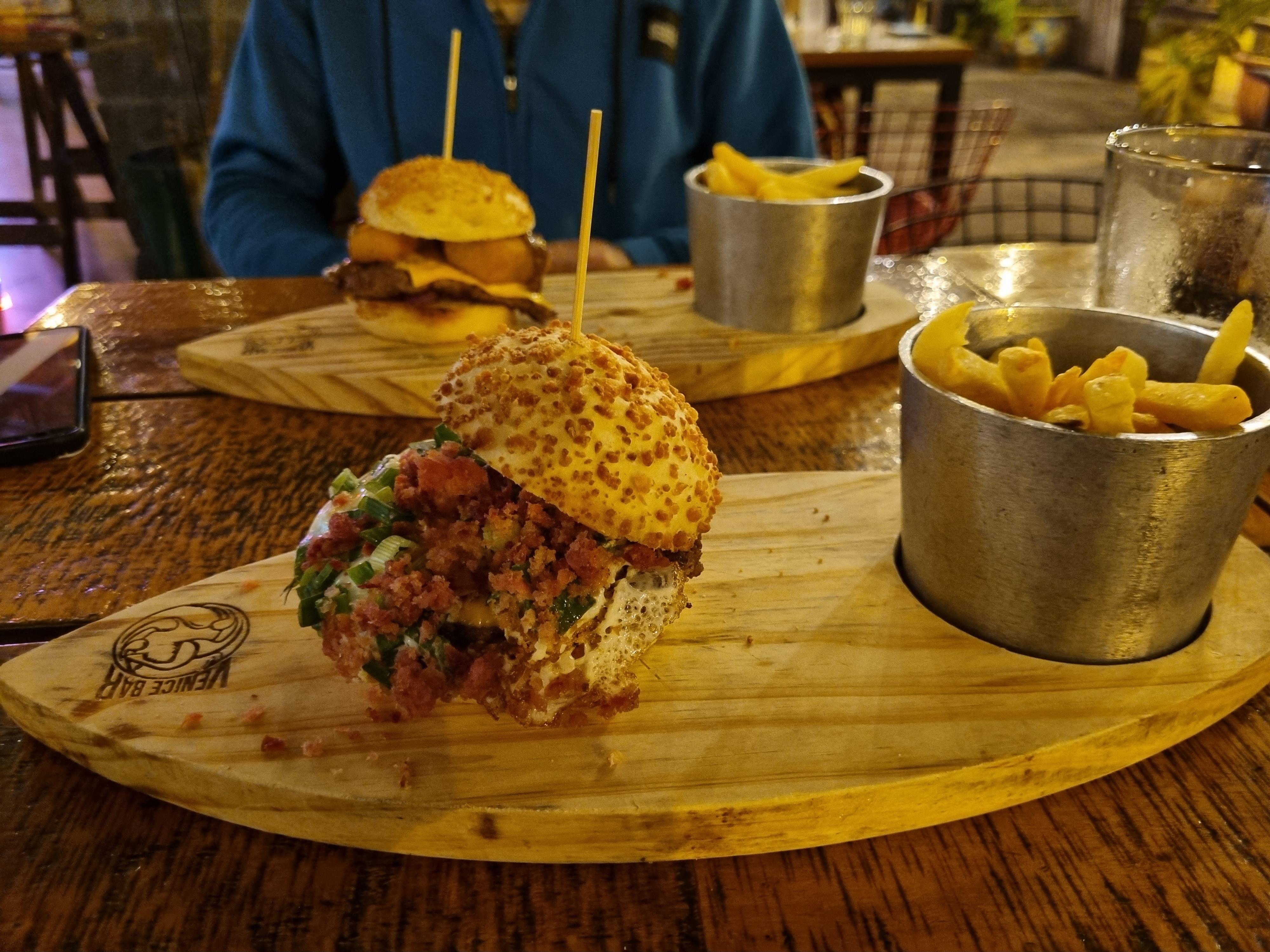 LOOK at this huge burgers. - Dining and Cooking